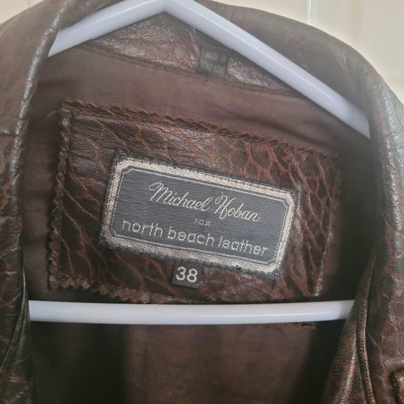 Michael Hoban | Jackets & Coats | Michael Hoban Leather Jacket | Poshmark